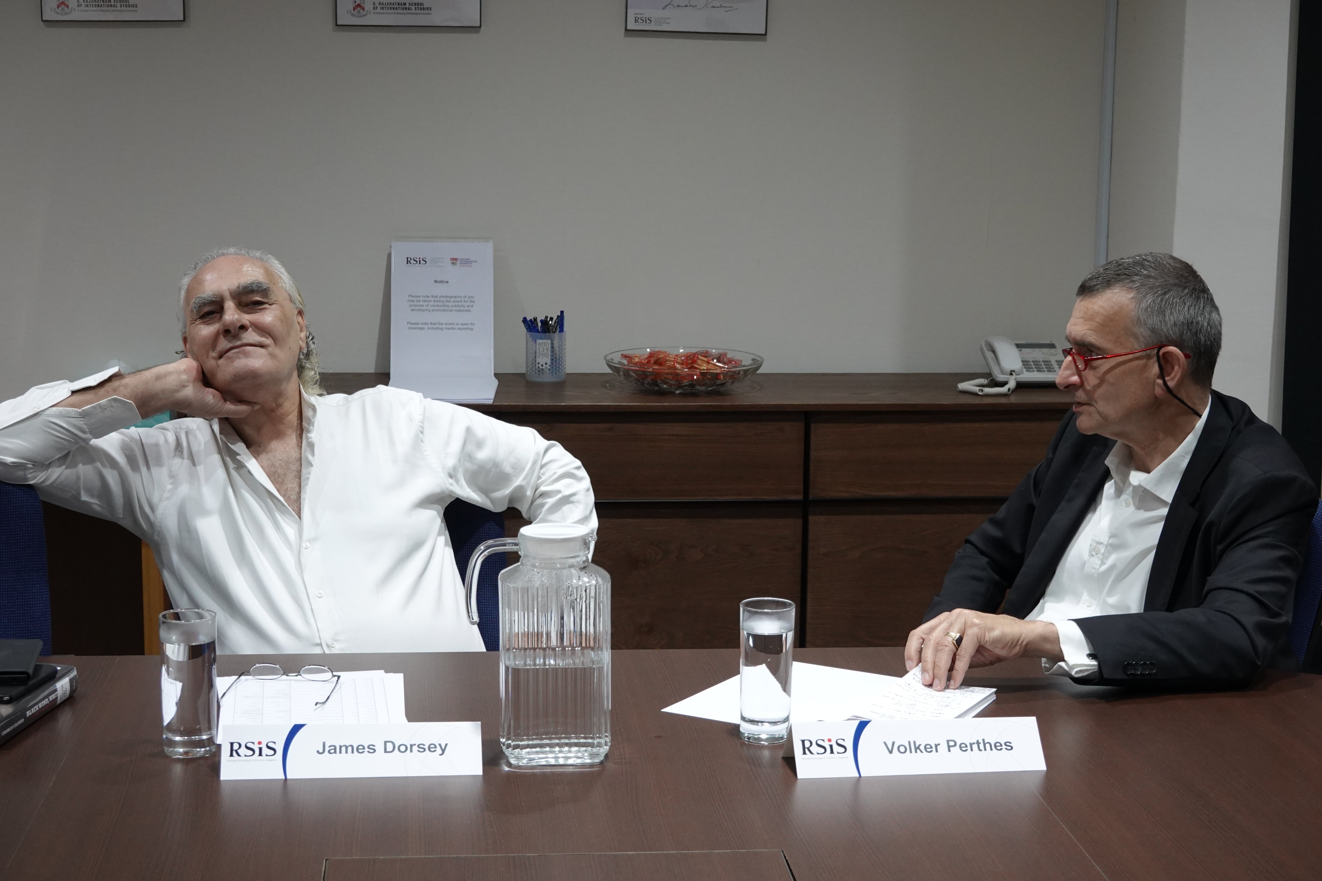 RSIS Seminar by Dr Volker Perthes, Distinguished Visitor, RSIS; and ...