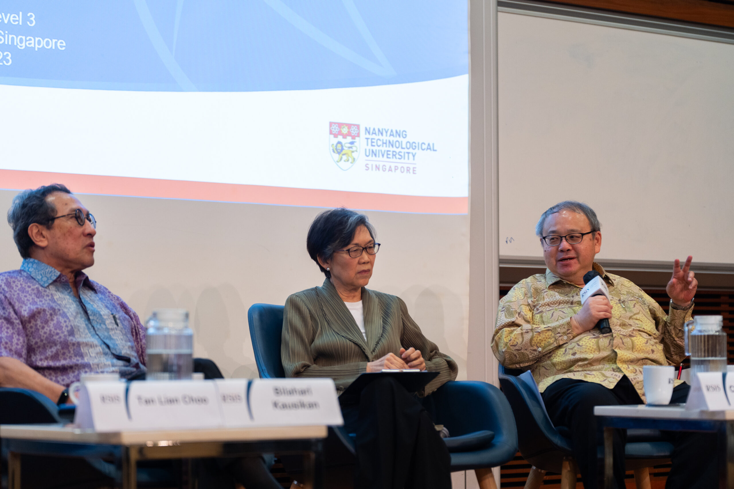 RSIS Distinguished Book Launch of “Singapore is Still not an Island” by ...