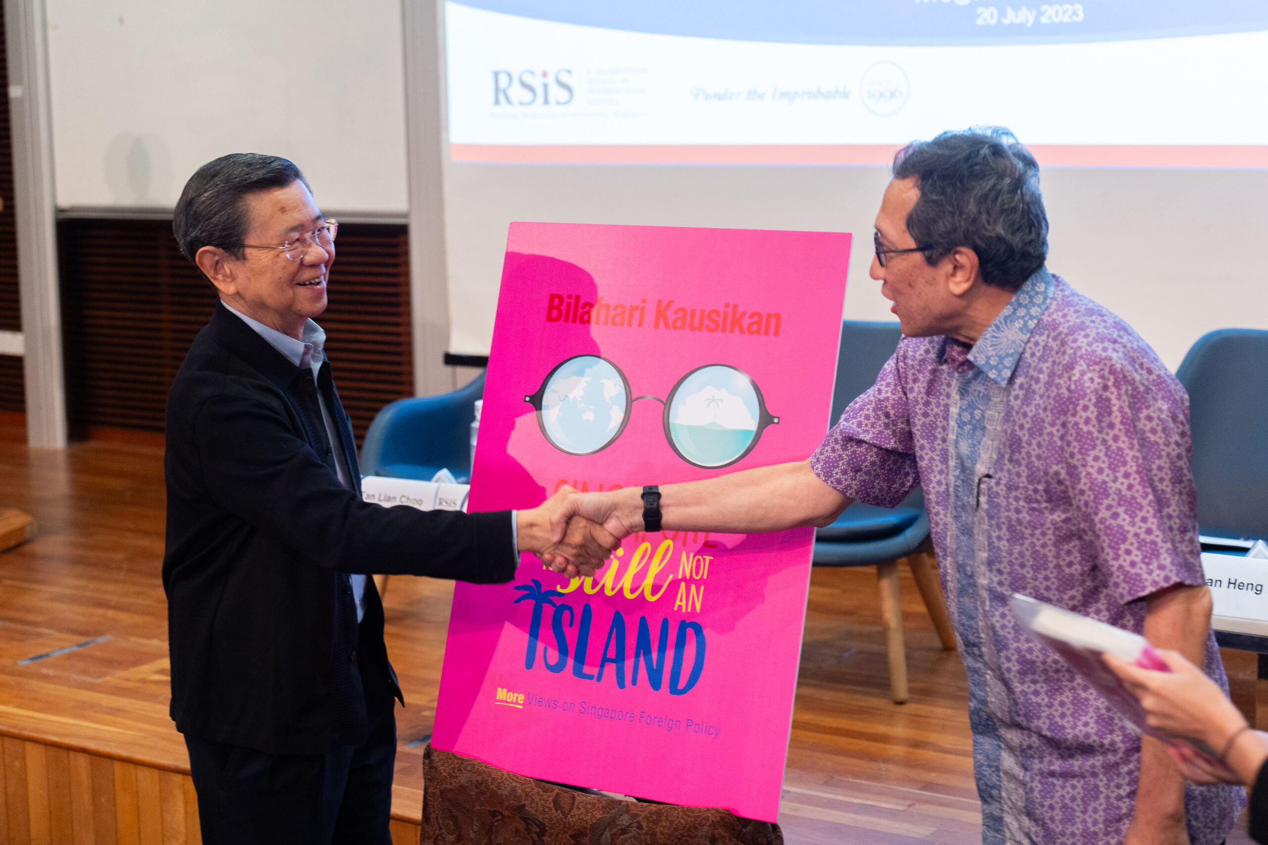 RSIS Distinguished Book Launch of “Singapore is Still not an Island” by ...
