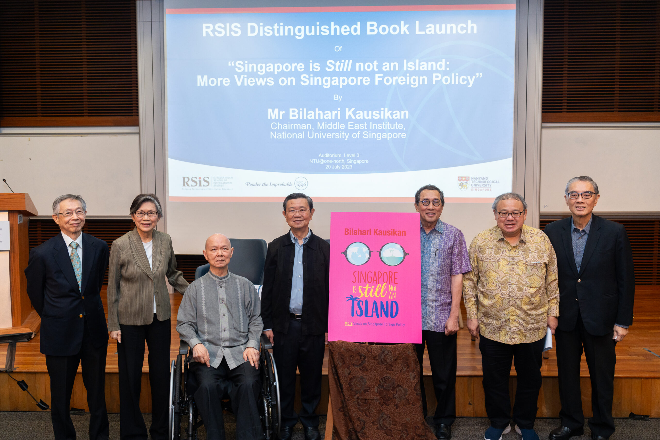 RSIS Distinguished Book Launch of “Singapore is Still not an Island” by ...