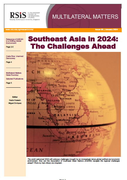 Multilateral Matters – January 2024 - RSIS