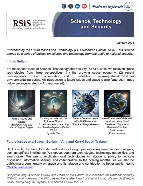 Science, Technology and Security: Space (January 2024) - RSIS