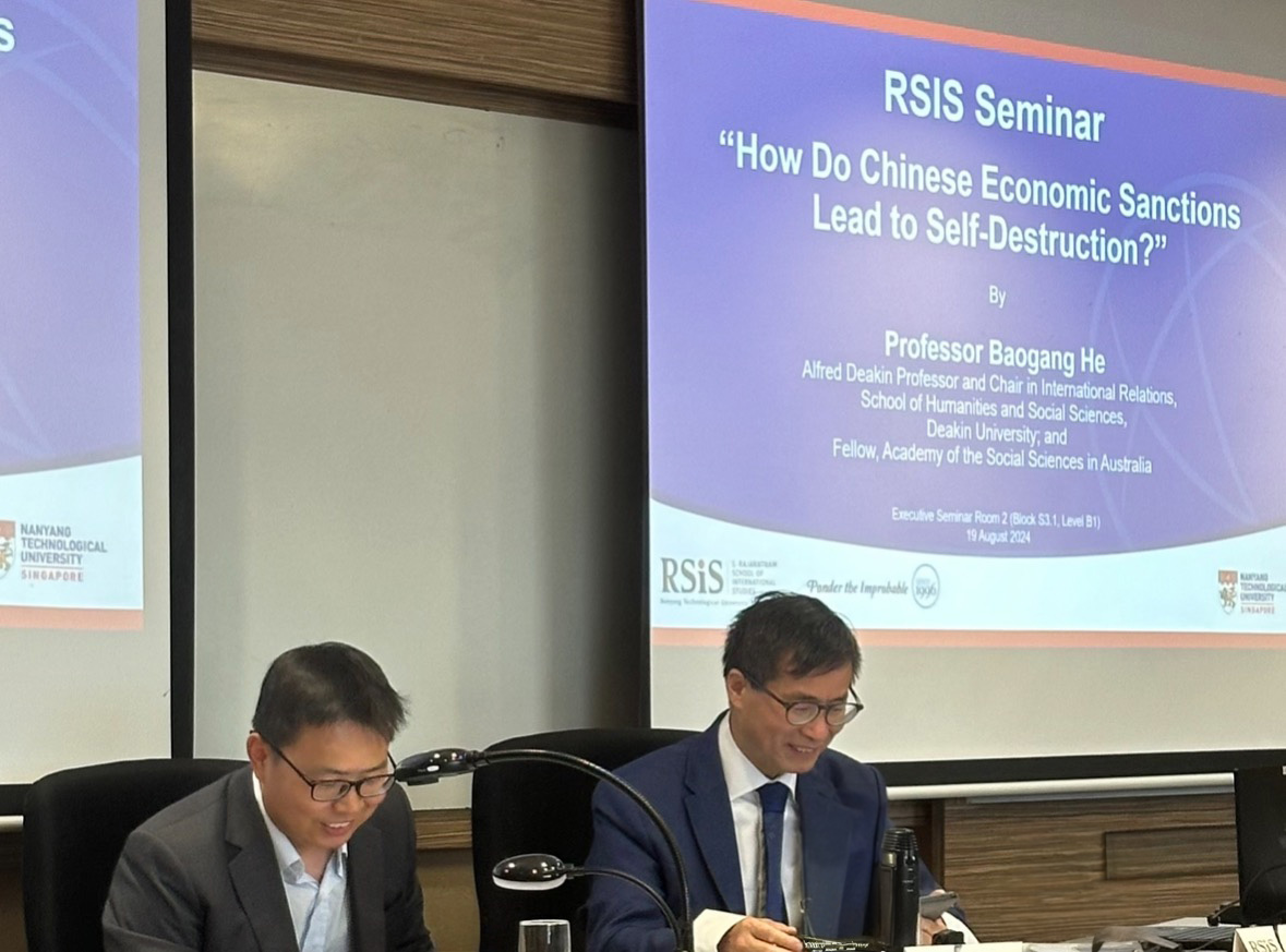 How do Chinese Economic Sanctions Lead to Self-Destruction? - RSIS