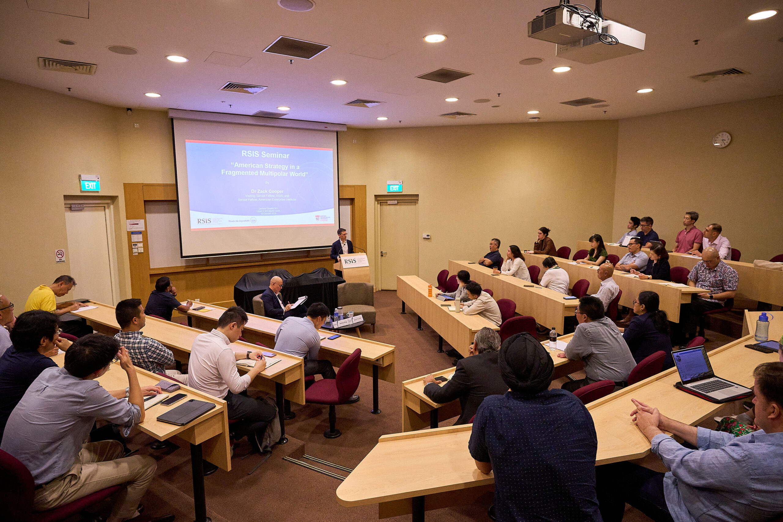 RSIS Seminar by Dr Zack Cooper - RSIS